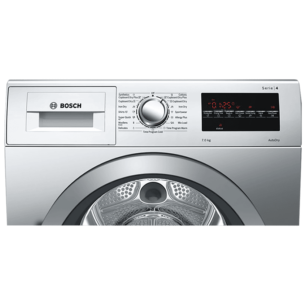 Buy Bosch 7 kg 5 Star Fully Automatic Front Load Dryer (Series 4 ... Buy Bosch 7 kg 5 Star Fully Automatic Front Load Dryer (Series 4 ...